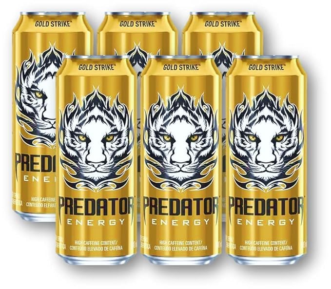 Gold Strike Predator Energy 300ml (Pack of 6) : Amazon.in: Grocery ...