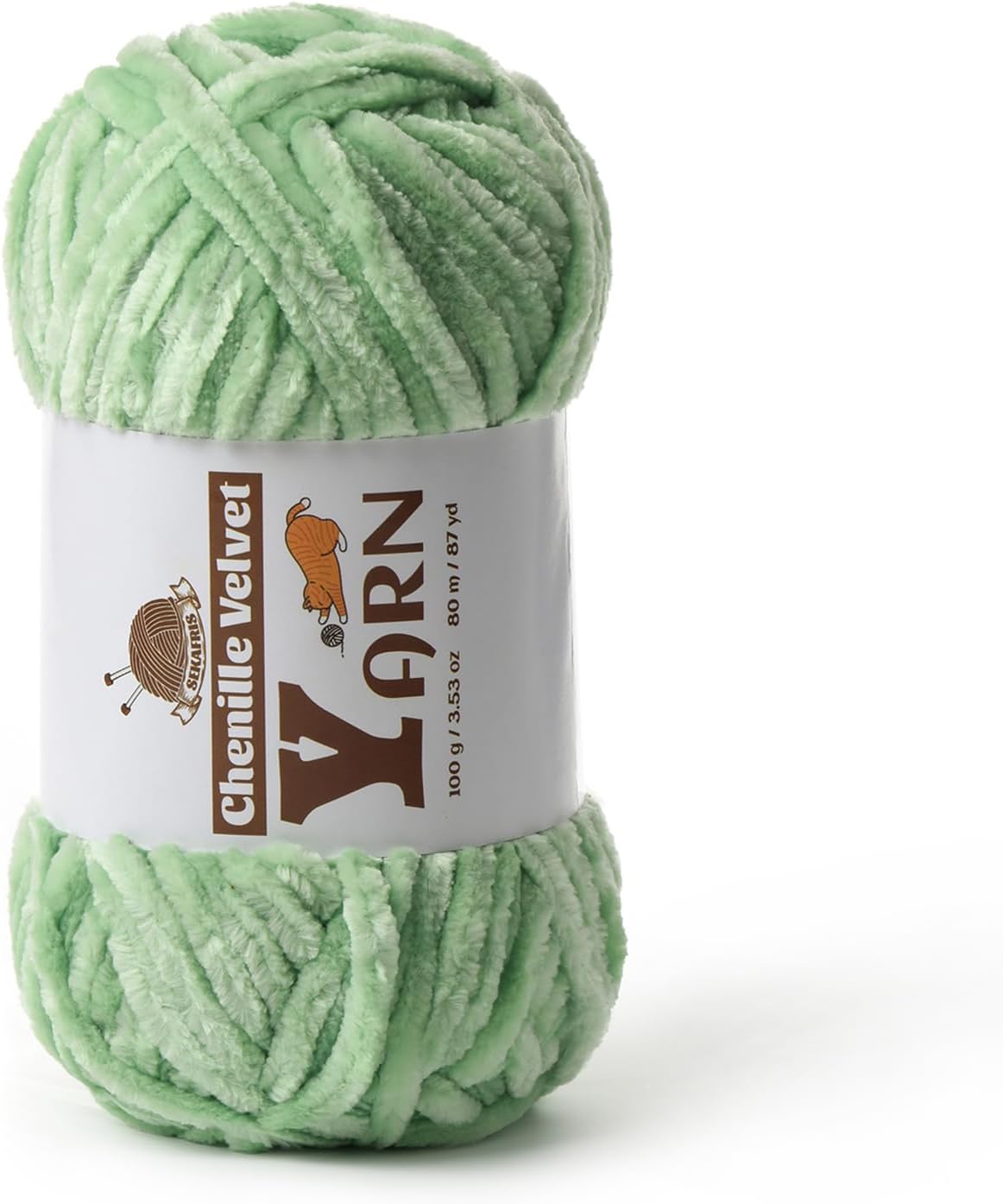 Amazon.com: Norcia Soft Velvet Yarn Chenille Yarn for Crocheting Super ...