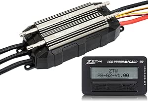 Amazon.com: captainrc ZTW High Voltage Brushless ESC, 300A 6-14S bi-Directional Control ...
