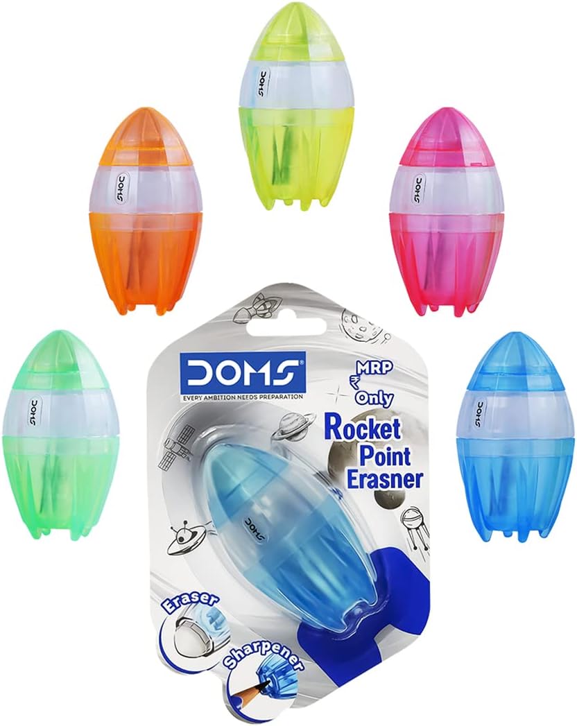 Doms Non Toxic Rocket Point Erasner | Non Toxic & Safe For Childrens ...