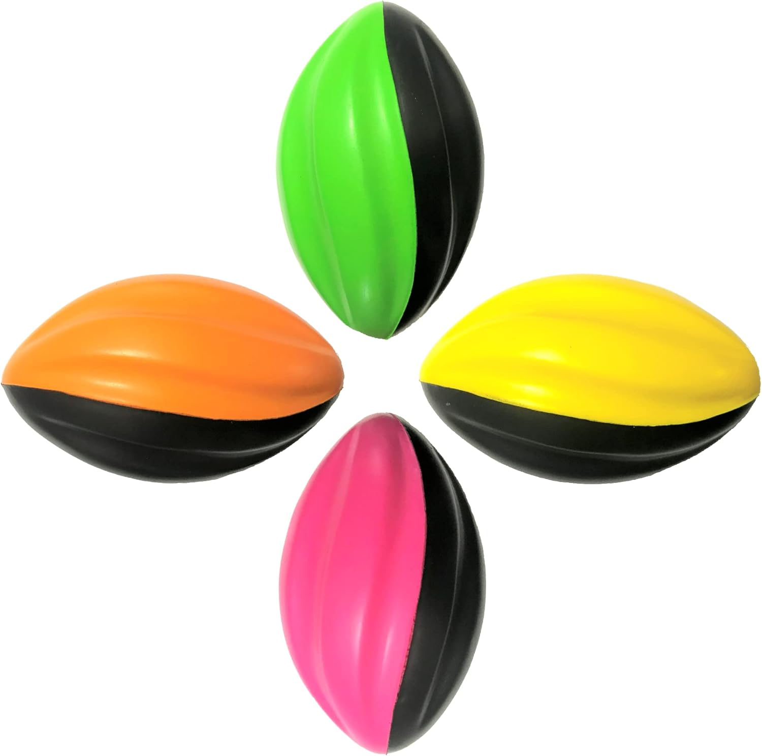 Amazon.com: LMC Products Mini Footballs - 5” Spiral Foam Footballs ...