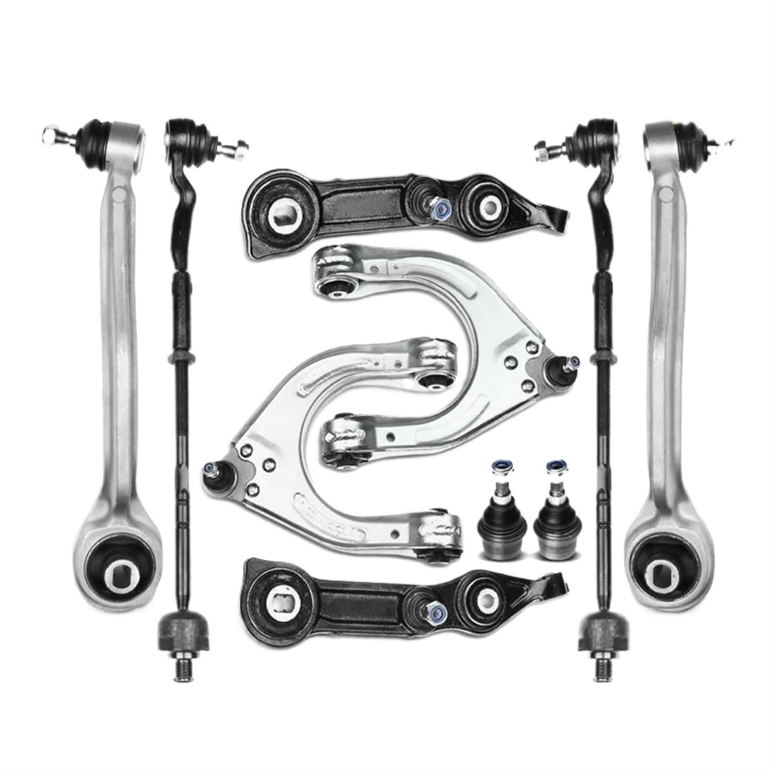 Amazon | 12個 アッパーロアコントロールアーム ボールジョイント タイロッド メルセデスベンツ E320 E500 E550 ...