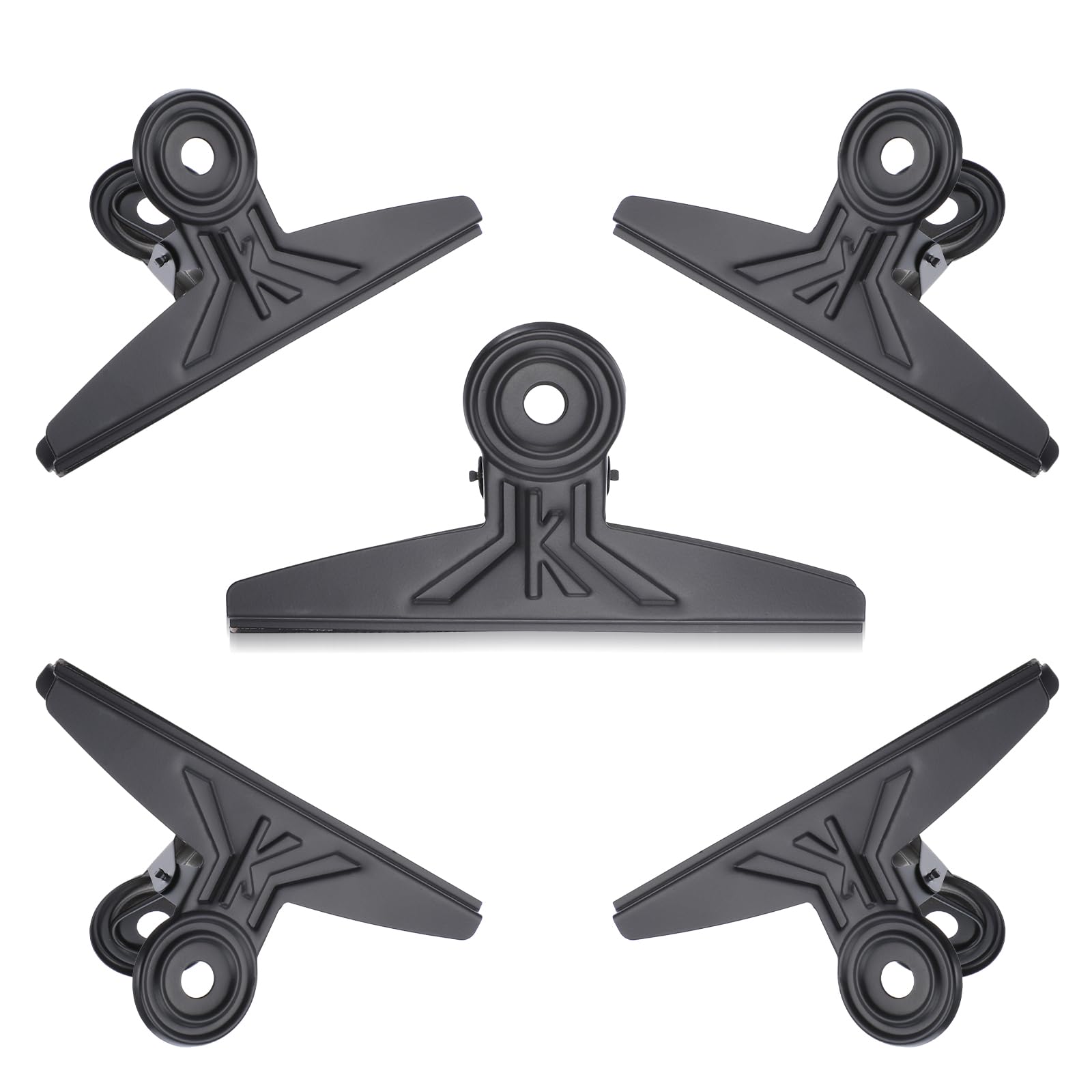 Amazon.com : Extra Large Bulldog Clips, 5 Pack Metal Binder Clips Jumbo ...