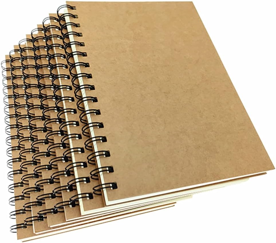 Amazon.com : ALIMITOPIA Spiral Notebook Journal,College Ruled Thick ...