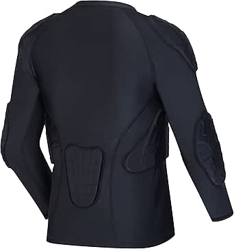 Amazon.com: Boy's Padded Football Shirts Youth Kids' Protective Gear ...