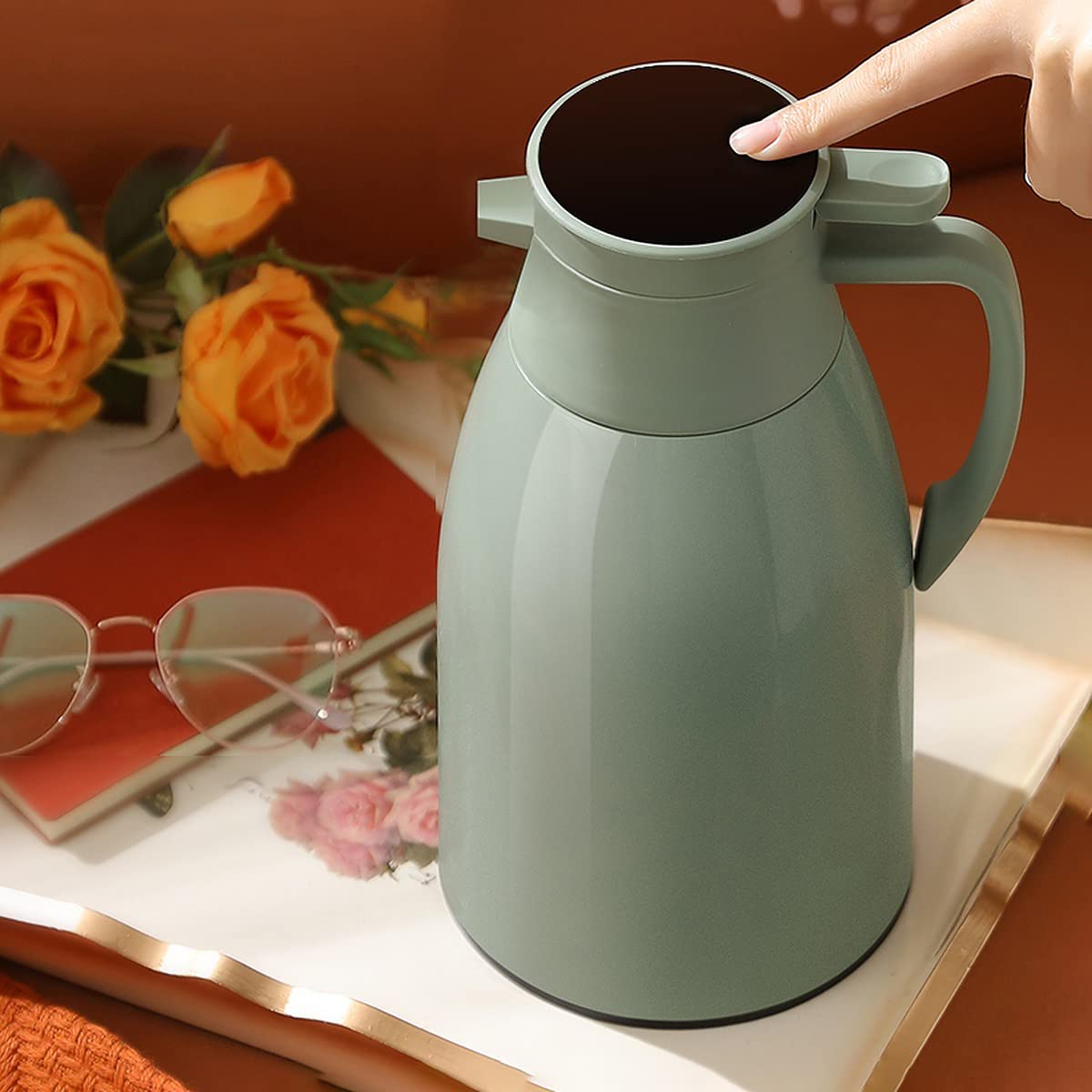 Wolpin Thermo Flask 1 Litre Capacity 1000ml Thermos Vaccum Flasks ...