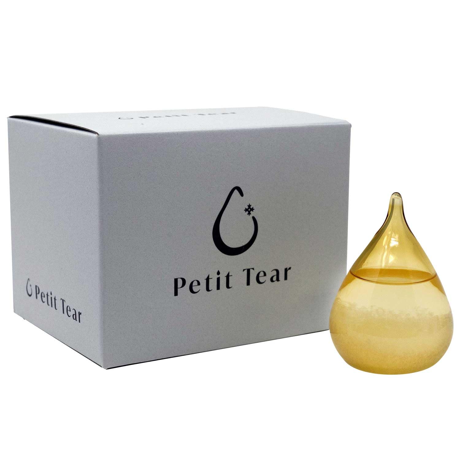 Amazon.co.jp: Petit Tear ストームグラス ストーム グラス プチティア カラーガラス 手のひらサイズ 結晶 がきれいなおしゃれな インテリア 置物 (ミニ, イエロー ...