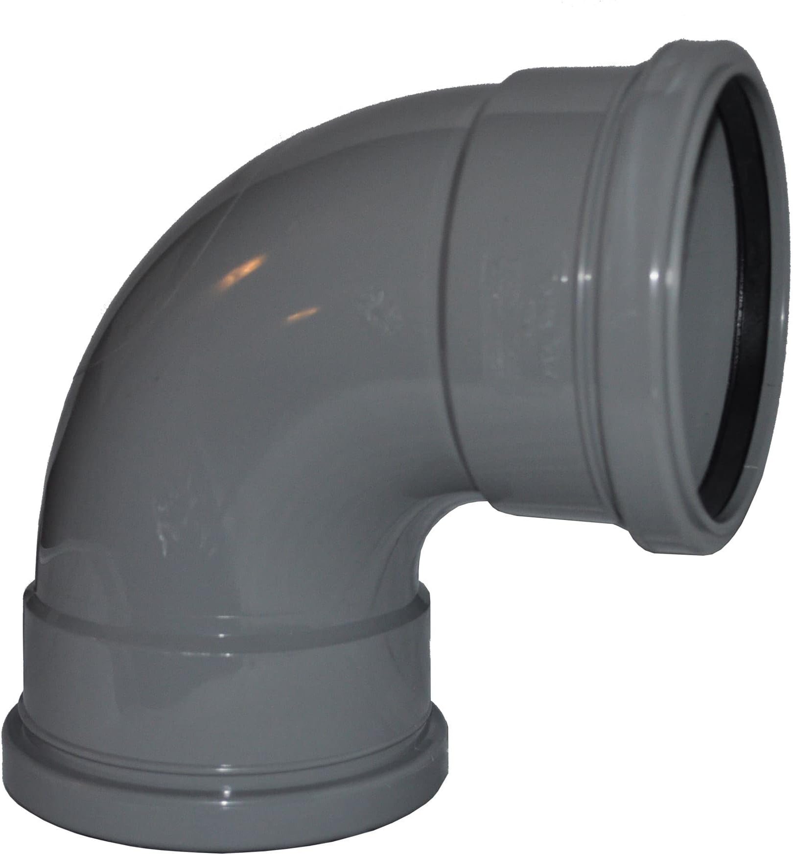 Double Socket Pushfit Soil Pipe 45 Degree Bend - Black : Amazon.co.uk: DIY & Tools