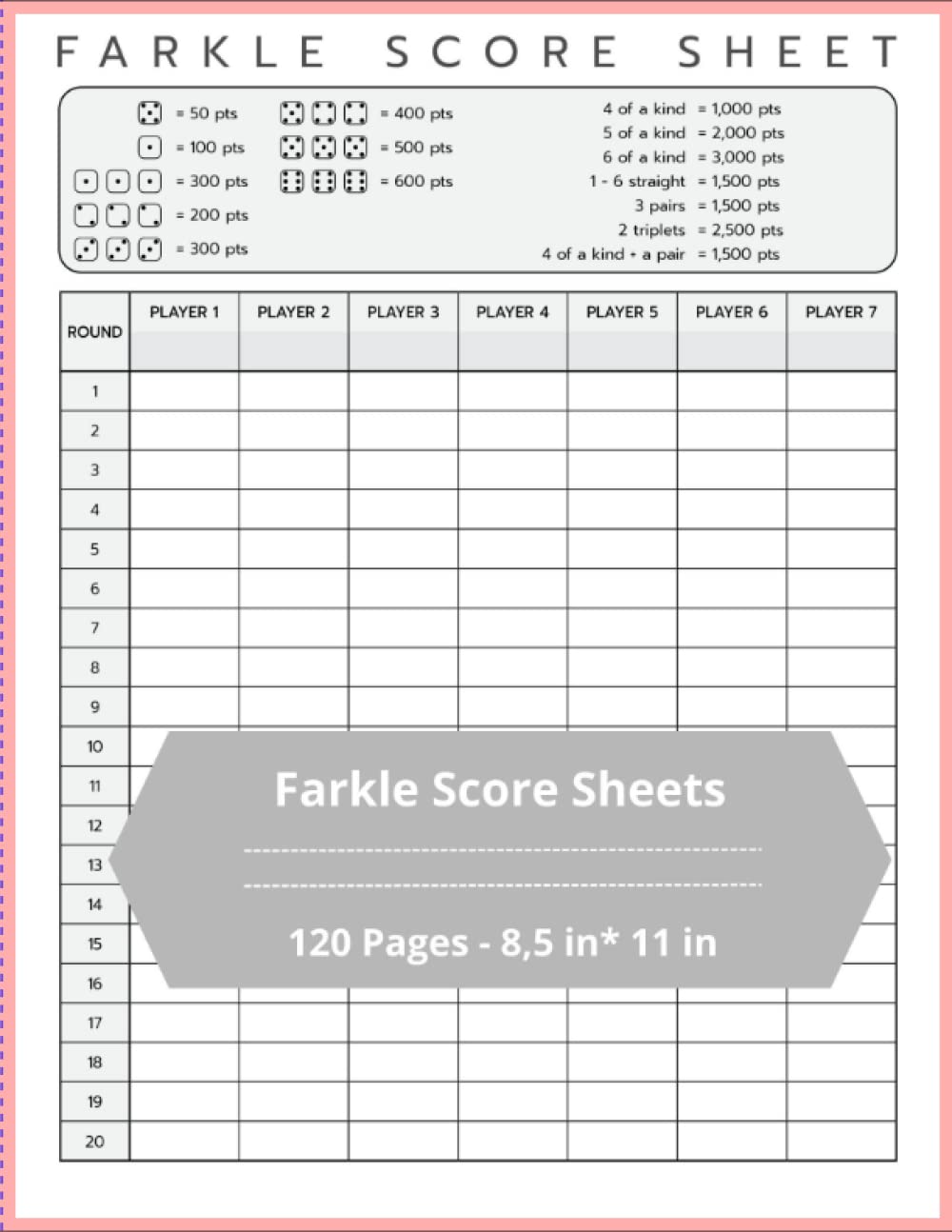 Gin Rummy Score Sheets: Gin Rummy Score Pads ,Gin Rummy Score Book ...