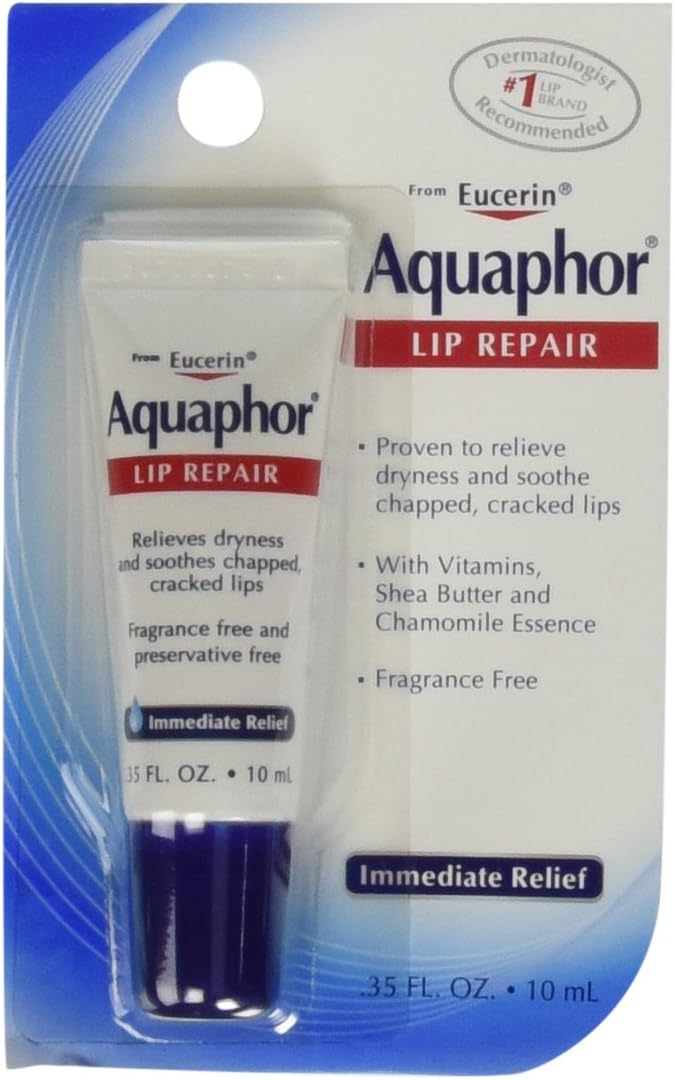 Amazon.com: Aquaphor Lip Repair Lip Balm with Sunscreen, Lip Protectant ...