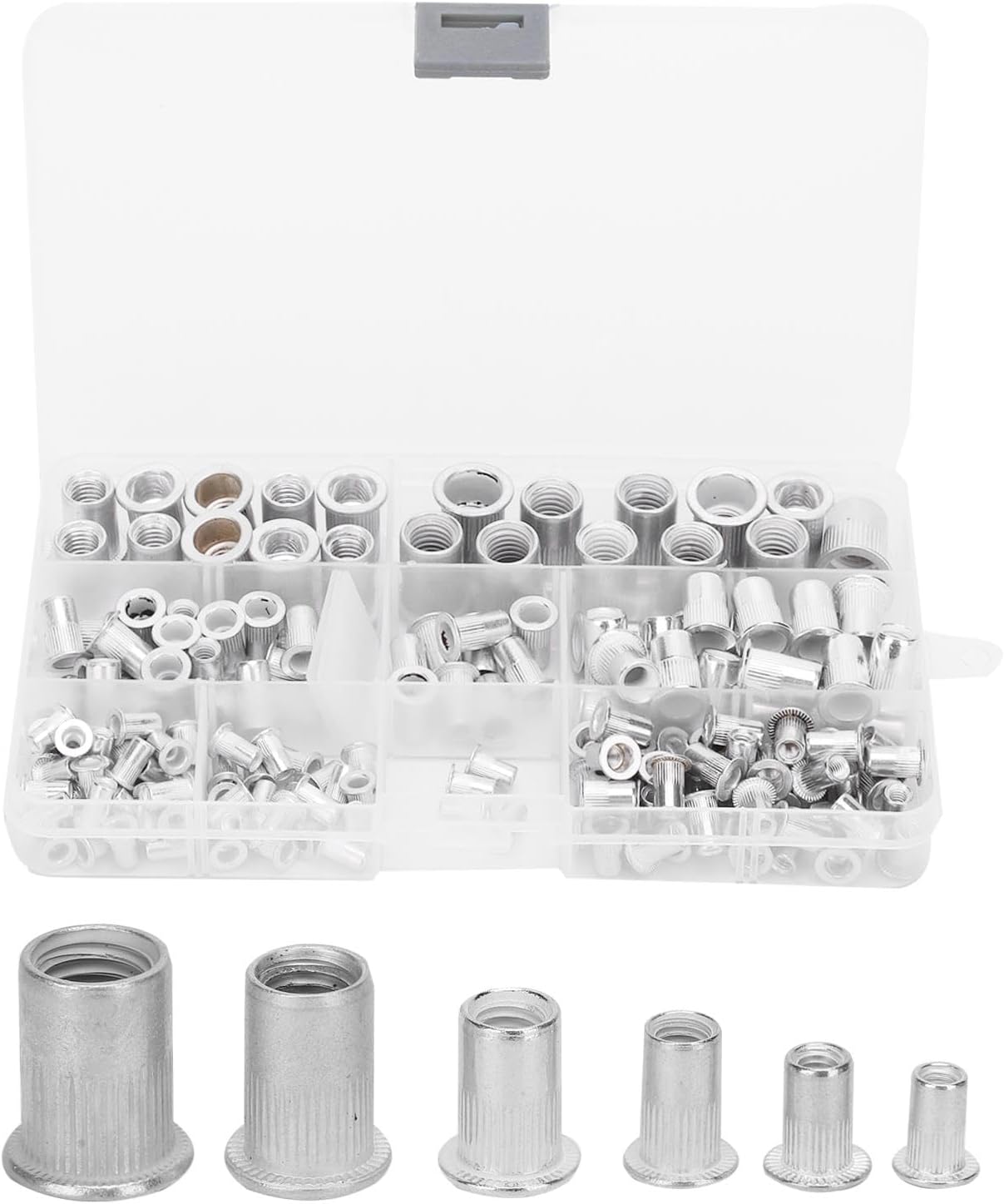 Amazon.com: Complete Rivet Nut Tool Kit - 165pcs Aluminum Threaded ...