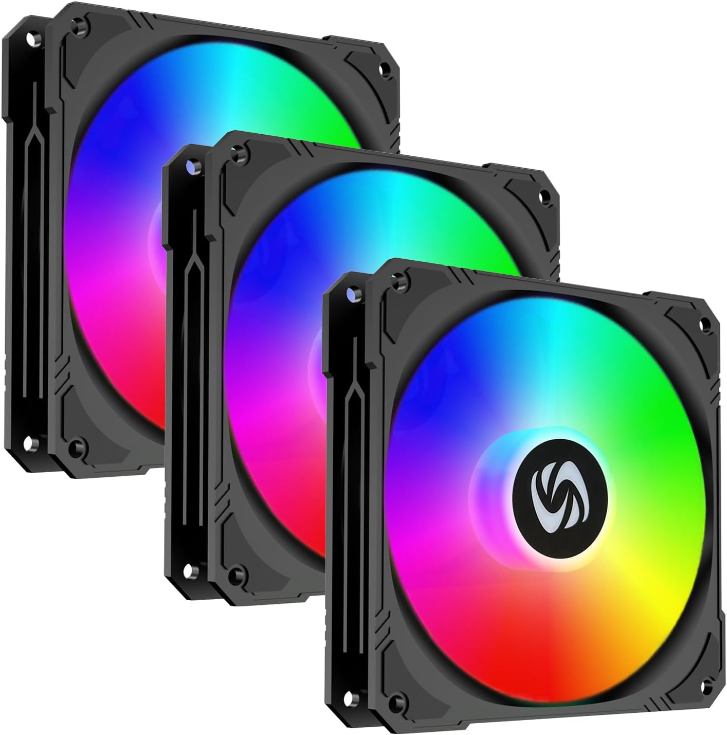 Amazon.com: upHere 120mm LED Silent Fan for Computer Cases, CPU Coolers ...