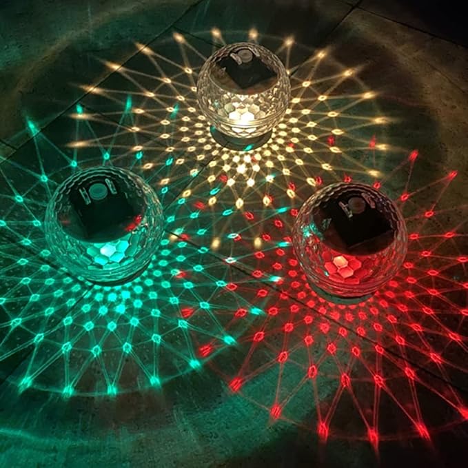 Solar Floating Pond Light, Solar Magic Ball Floating Night Light Led ...