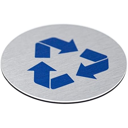 Amazon.com: Metal Trash & Recycling Signs | Garbage & Recycling Bin ...