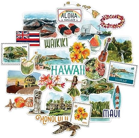 Navy Peony Iconic New York State Travel Stickers (28pcs) – for ...