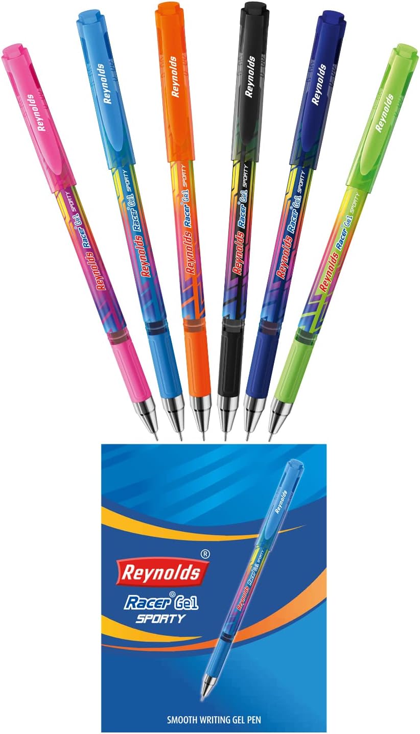 Reynolds Racer Gel Sporty 7Cti Lightweight Gel Pen With Comfortable ...