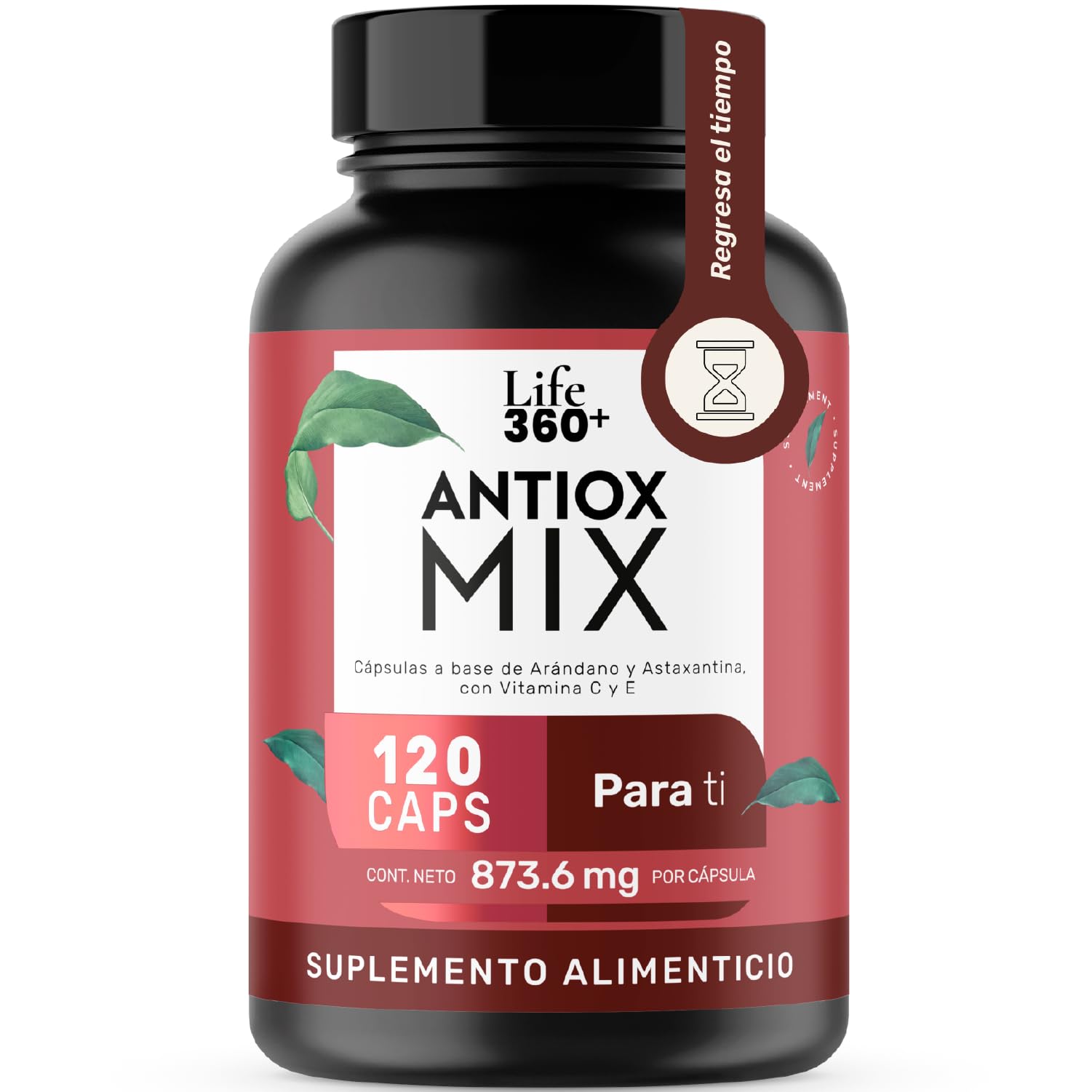 Life 360+ ANTIOX MIX | 120 cápsulas | Cápsulas a base de arándano en ...