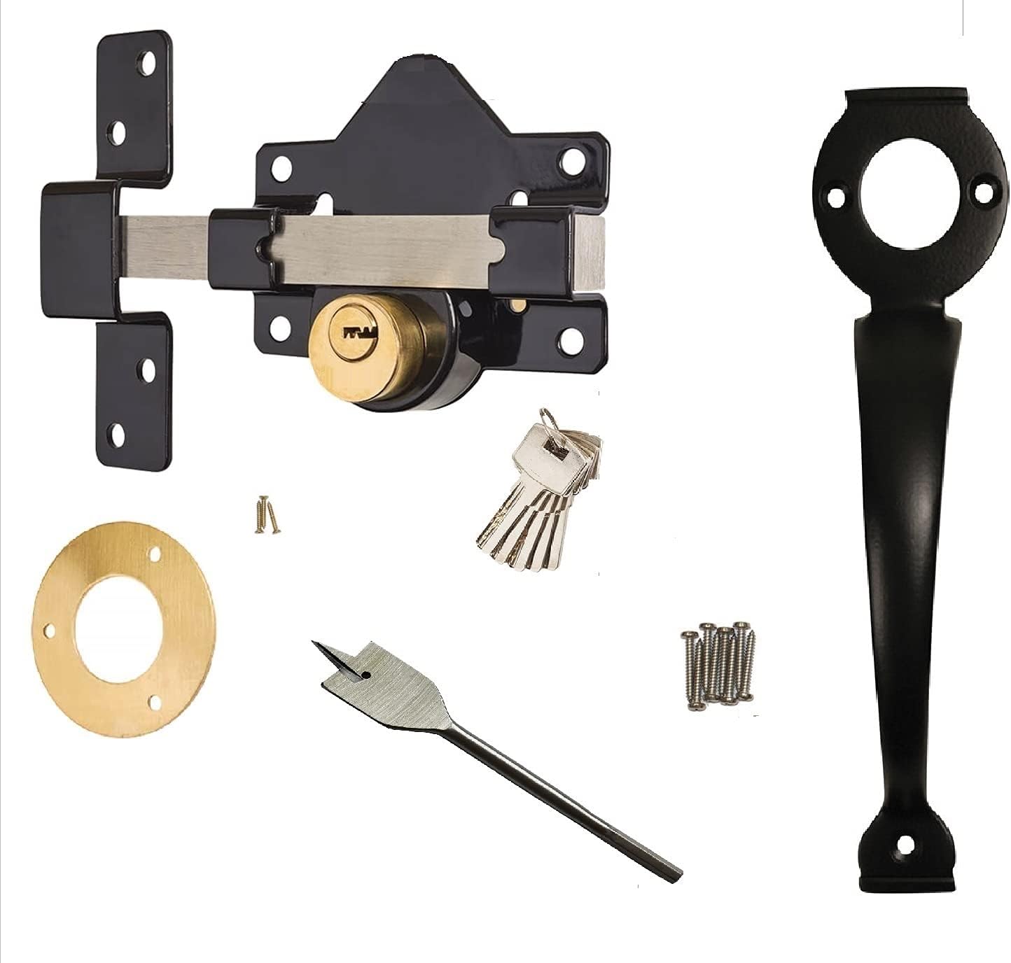 Haven Heritage ® 50mm Long Throw Gate Lock + Handle Double Locking ...