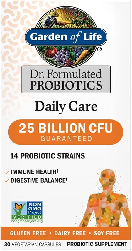 Amazon.com: Garden of Life Dr. Formulated Probiotics Daily Care 30 ...