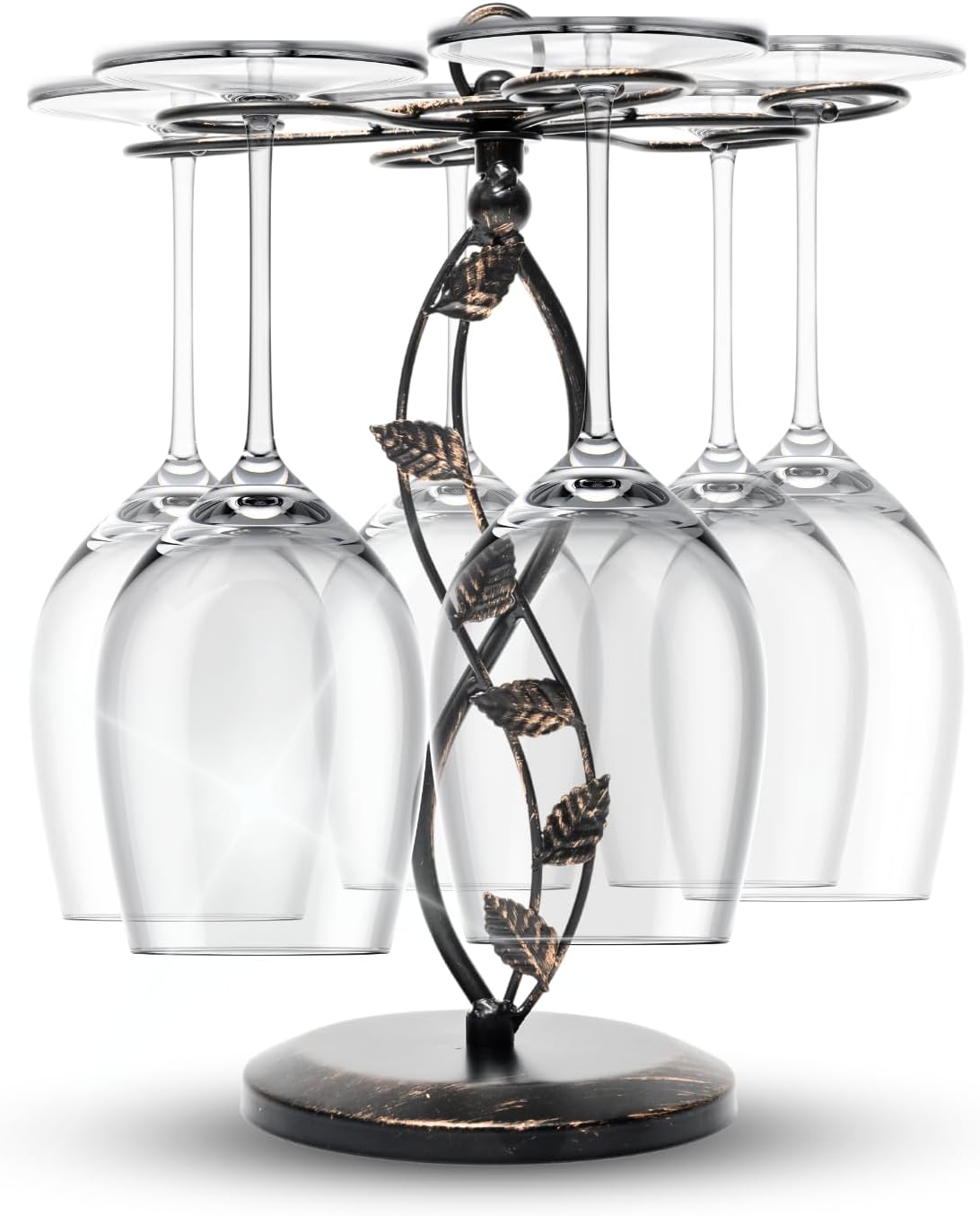 Amazon.com: Maypes Wine Glass Rack – Elegant and Vintage-Inspired Wine ...