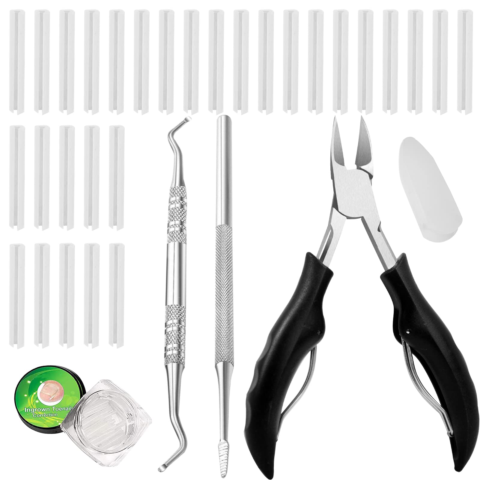 Snapklik.com : (30+3) Pack Ingrown Toenail Correction Treatment Kit ...