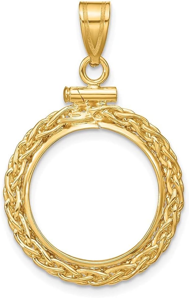 Amazon.com: Gold Coin Bezel Mounting | 1/10 oz. American Eagle Coin ...