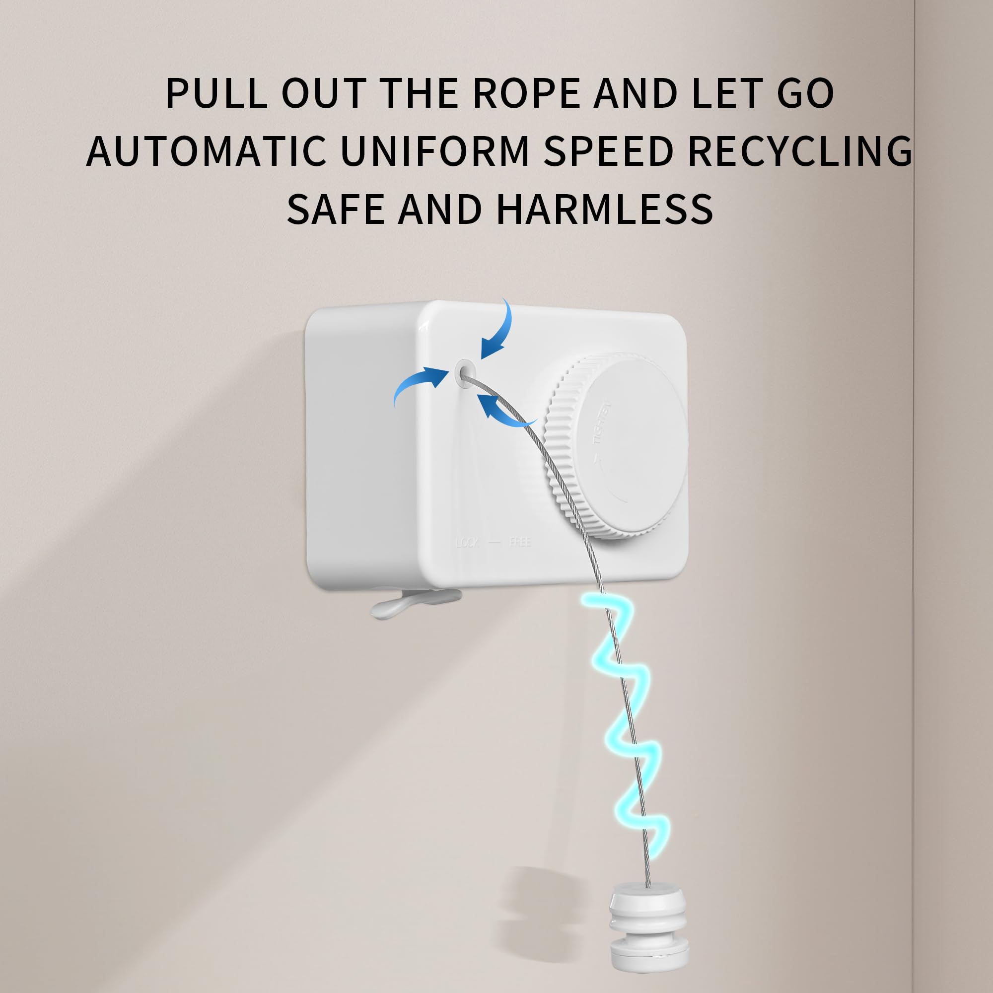 Wall Mounted JOOM Retractable Washing Line, Indoor Washing Line For ...