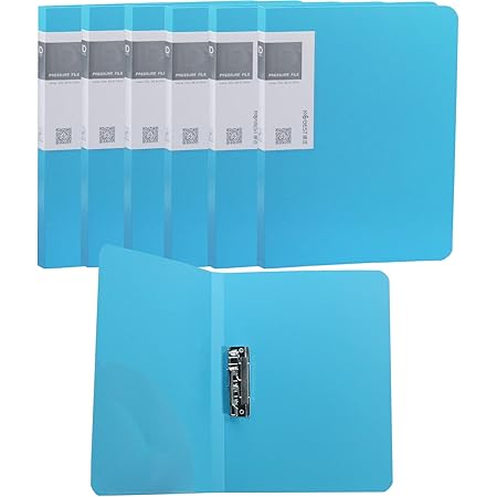 Amazon.com : Punchless Binder with Clamp Binder 6 Pack Letter Size ...