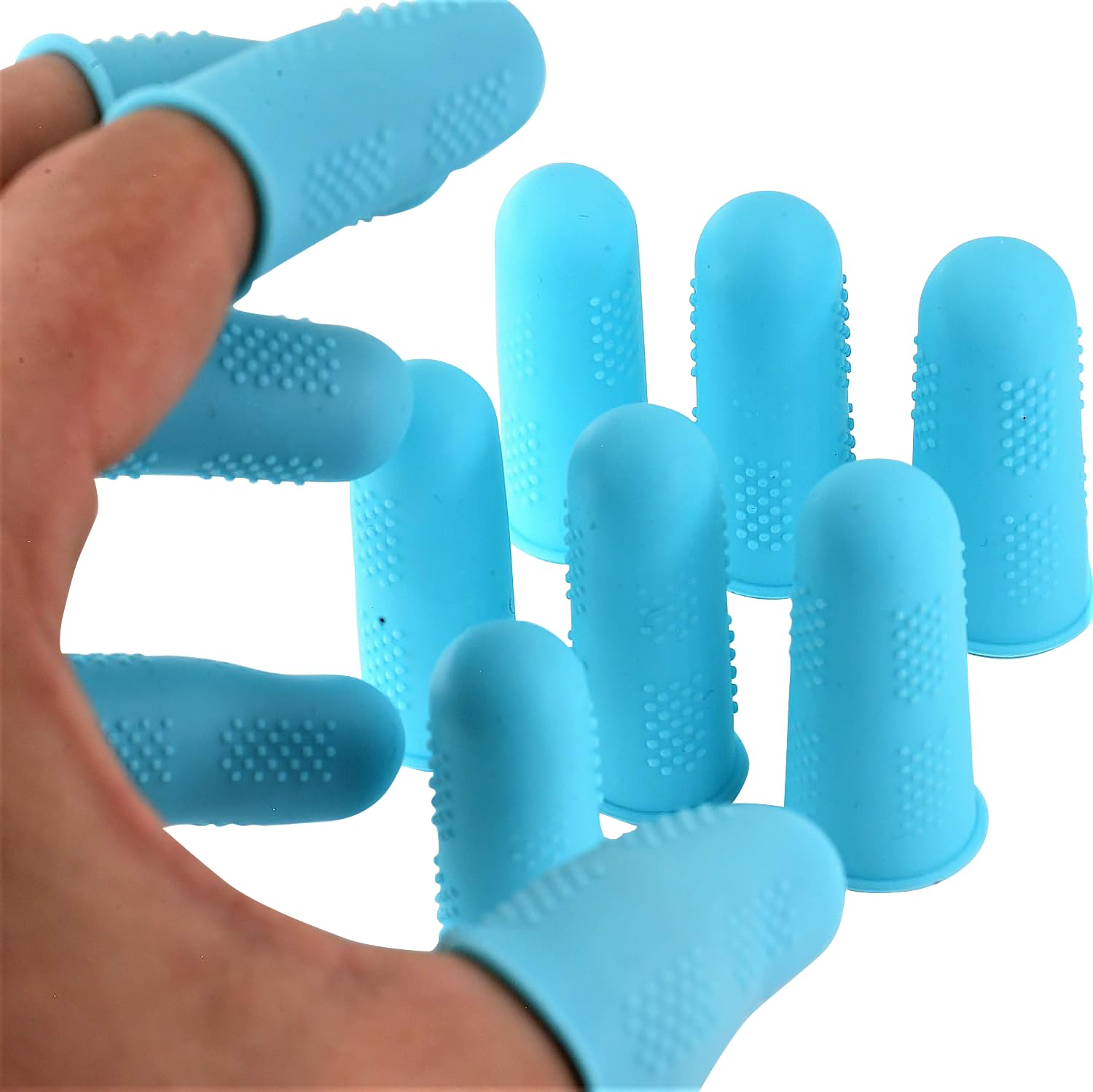 Amazon.com: Finger Protectors [Flex Series - 12-Pack] Silicone Non ...