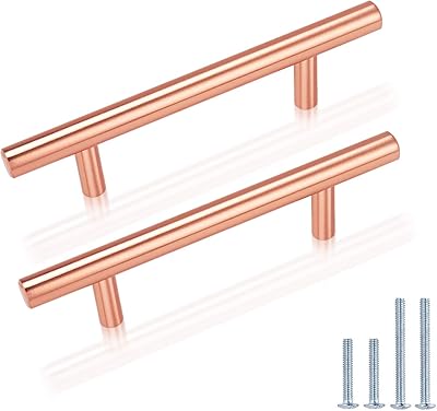 Amazon.com: goldenwarm 25 Pack Brushed Brass Kitchen Cabinet Handles 5 ...