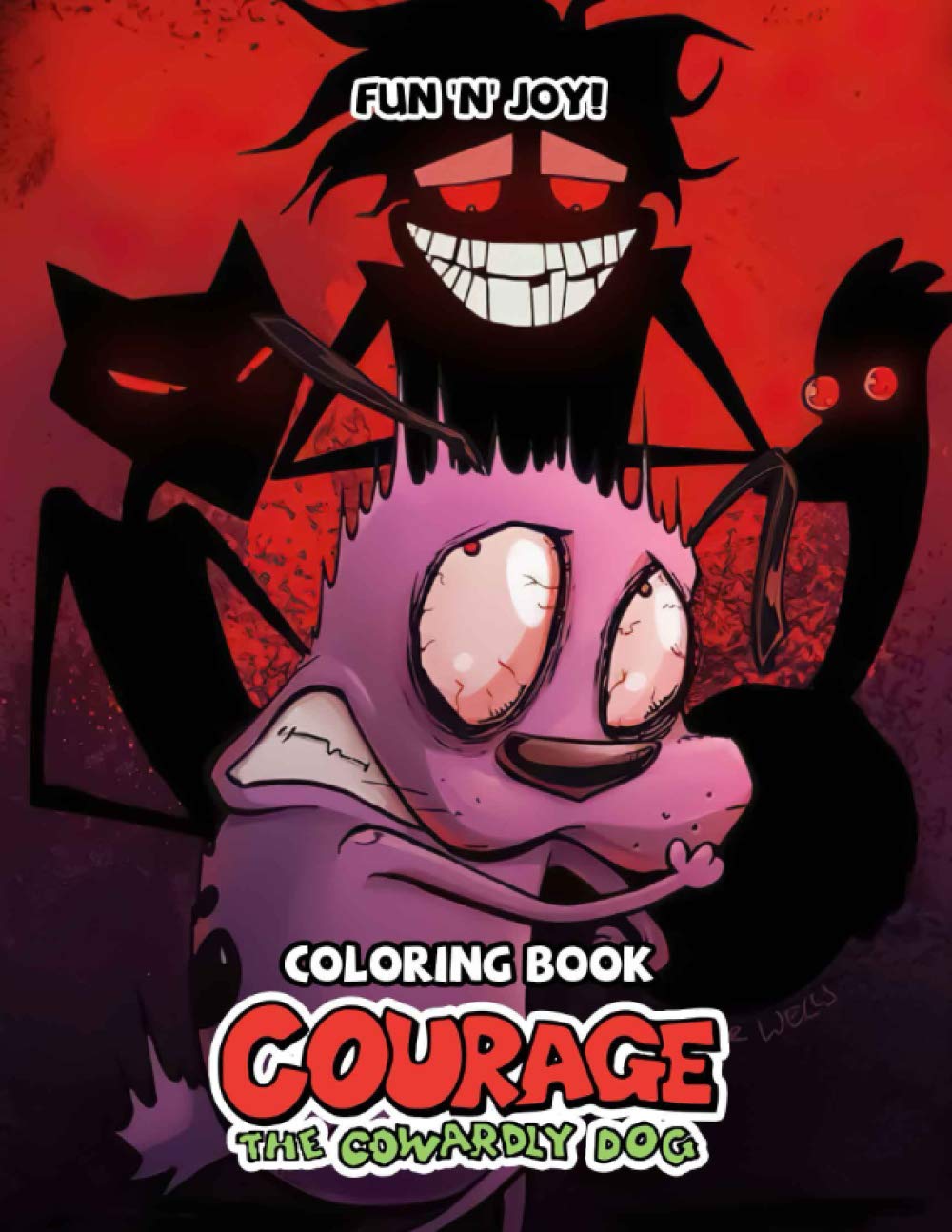 Buy Fun 'N' Joy - Courage The Cowardly Dog Coloring Book: GREAT ...