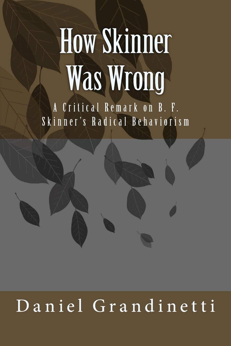 Amazon.com: How Was Skinner Wrong: A Critical Remark on B. F. Skinner’s ...