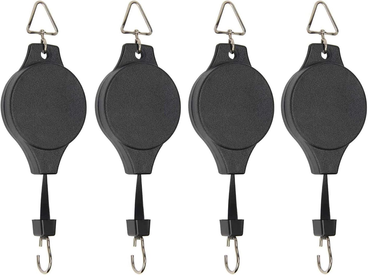 Amazon.com: Lythor 4 Pack Plant Hook Pulley, Retractable Plant Hanger ...