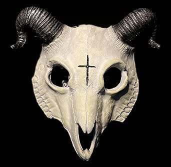 Amazon.com: BEESUM Creepy Sheep Skull Mask Goat Cosplay Face Masks for ...