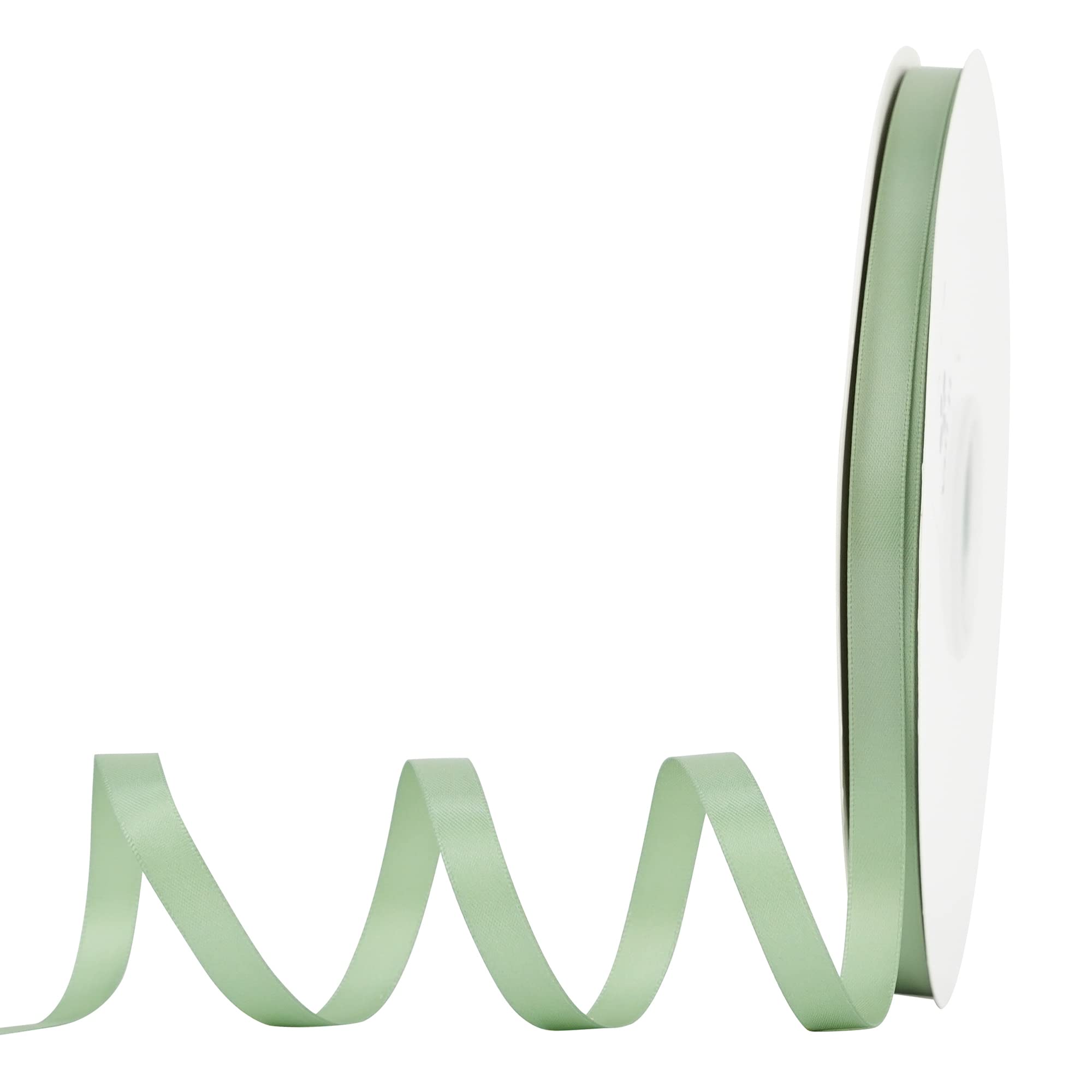 Snapklik.com : MEEDEE Sage Ribbon 3/8 Inch Sage Green Double Faced ...