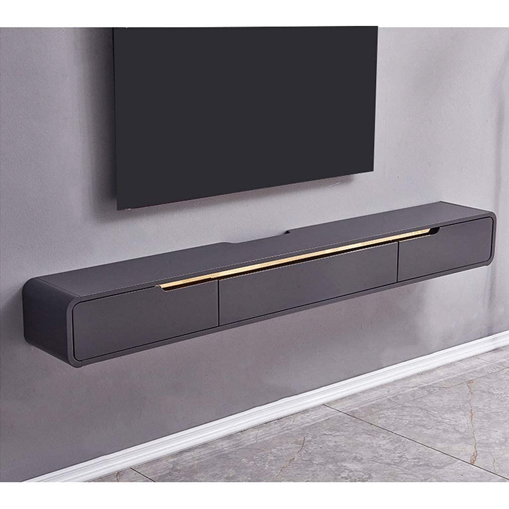 Buy ESGT Floating TV Stand Wall ed Media Console TV Shelf Router DVD ...