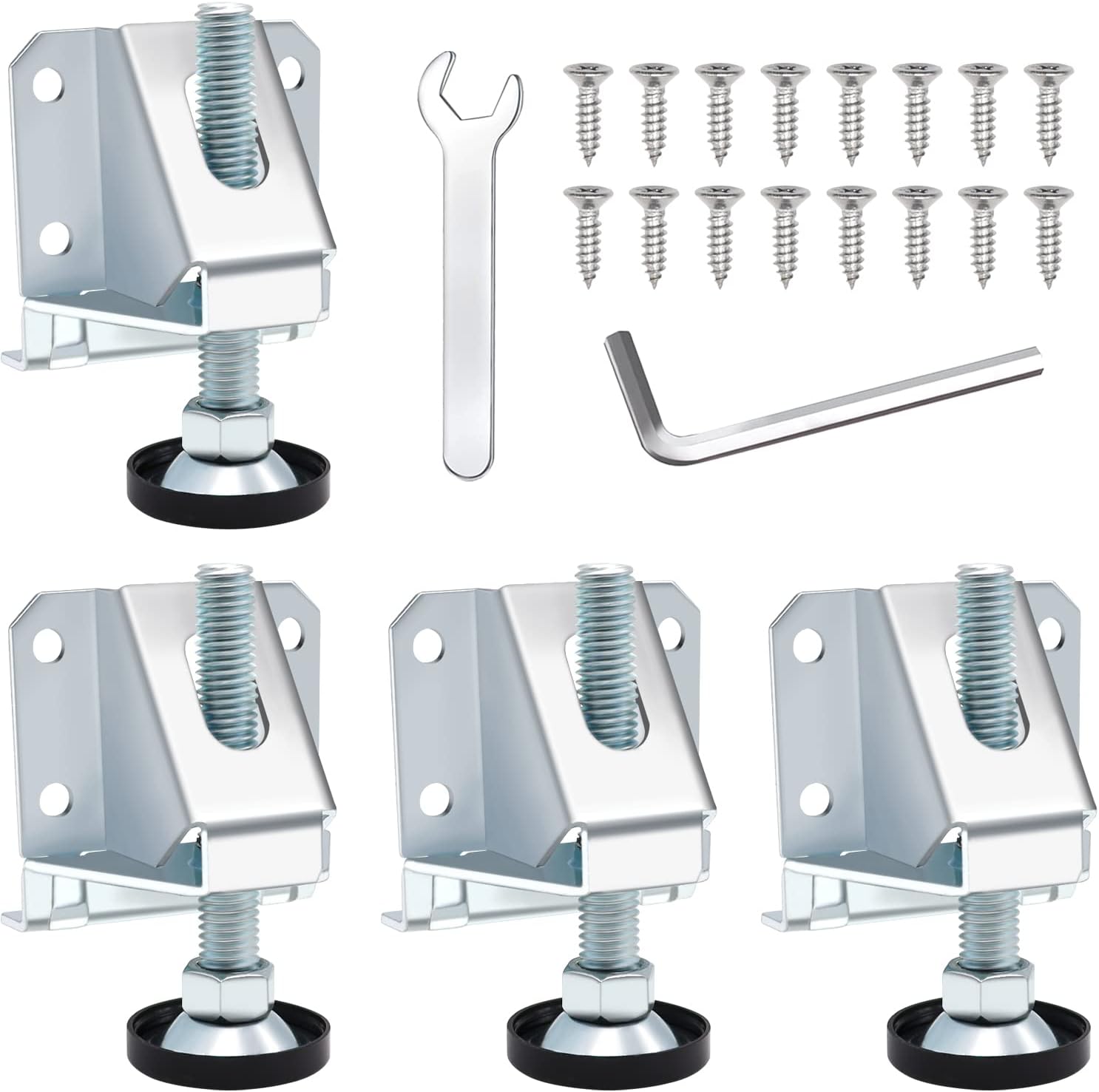 Amazon.com: weideer 4 Pack Leveling Feet Heavy Duty Adjustable ...