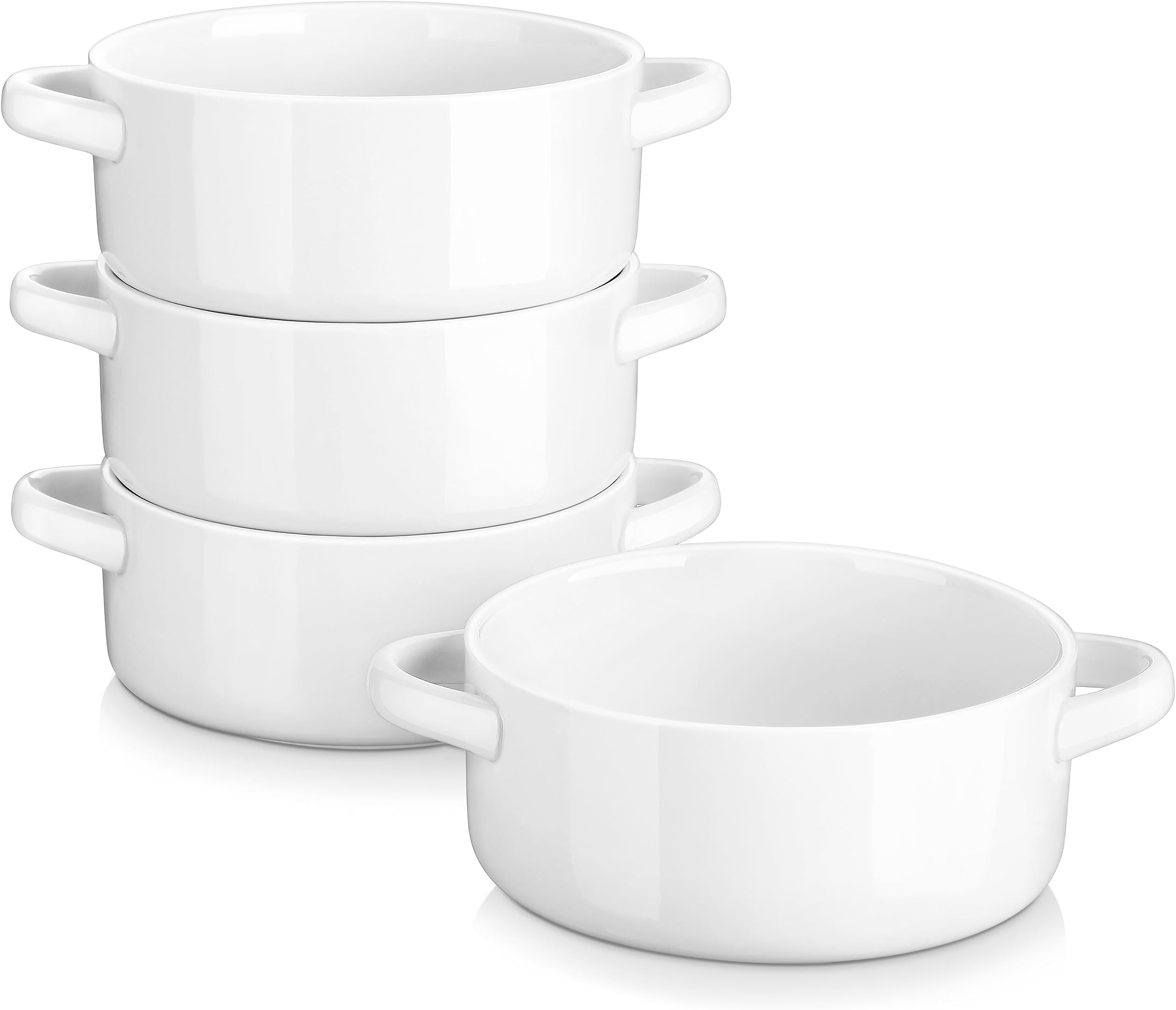 Amazon.com | Mikasa Ella Set of 6 Stackable Soup Bowls (Ella): Bowls