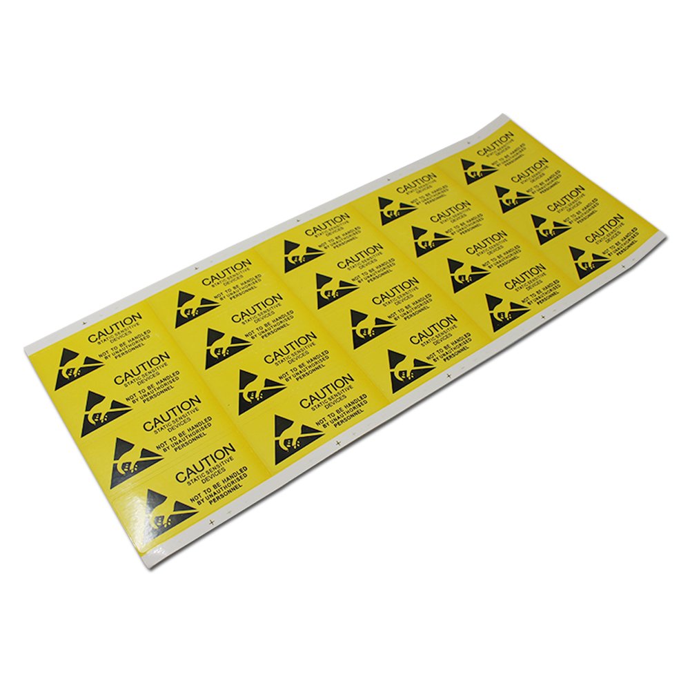 Office Equipment & Supplies 500 ESD Labels 2.5x1 Attention ...