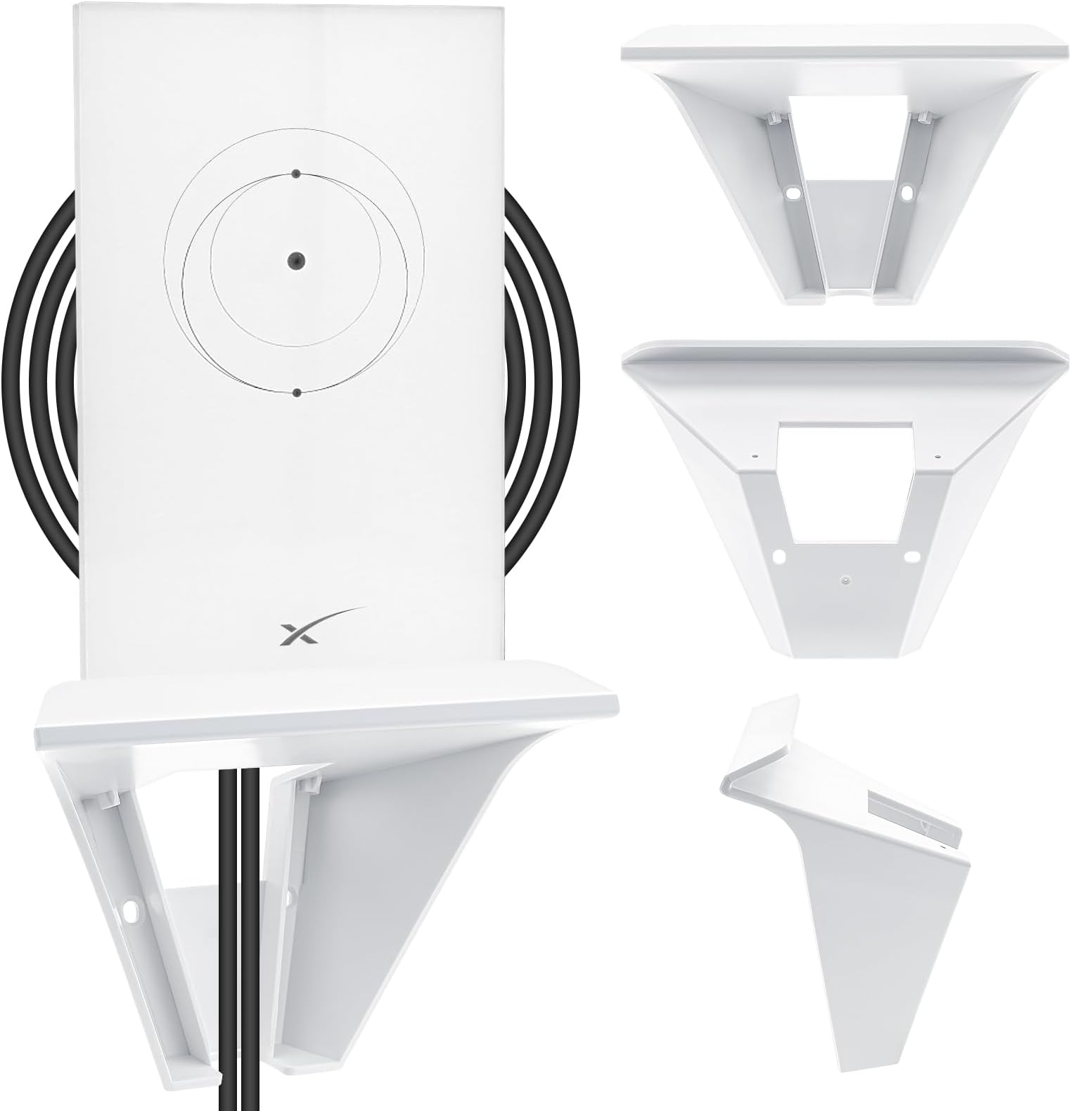 Amazon.com: BULIHAN Wall Mount Router Shelf for Starlink Gen 2, Easy ...