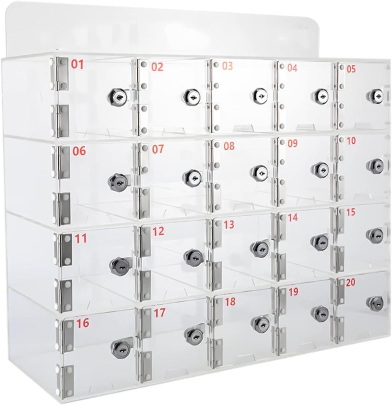 Amazon.com: YOGAYE Wall-Mounted Acrylic Cell Phones Storage Cabinet ...