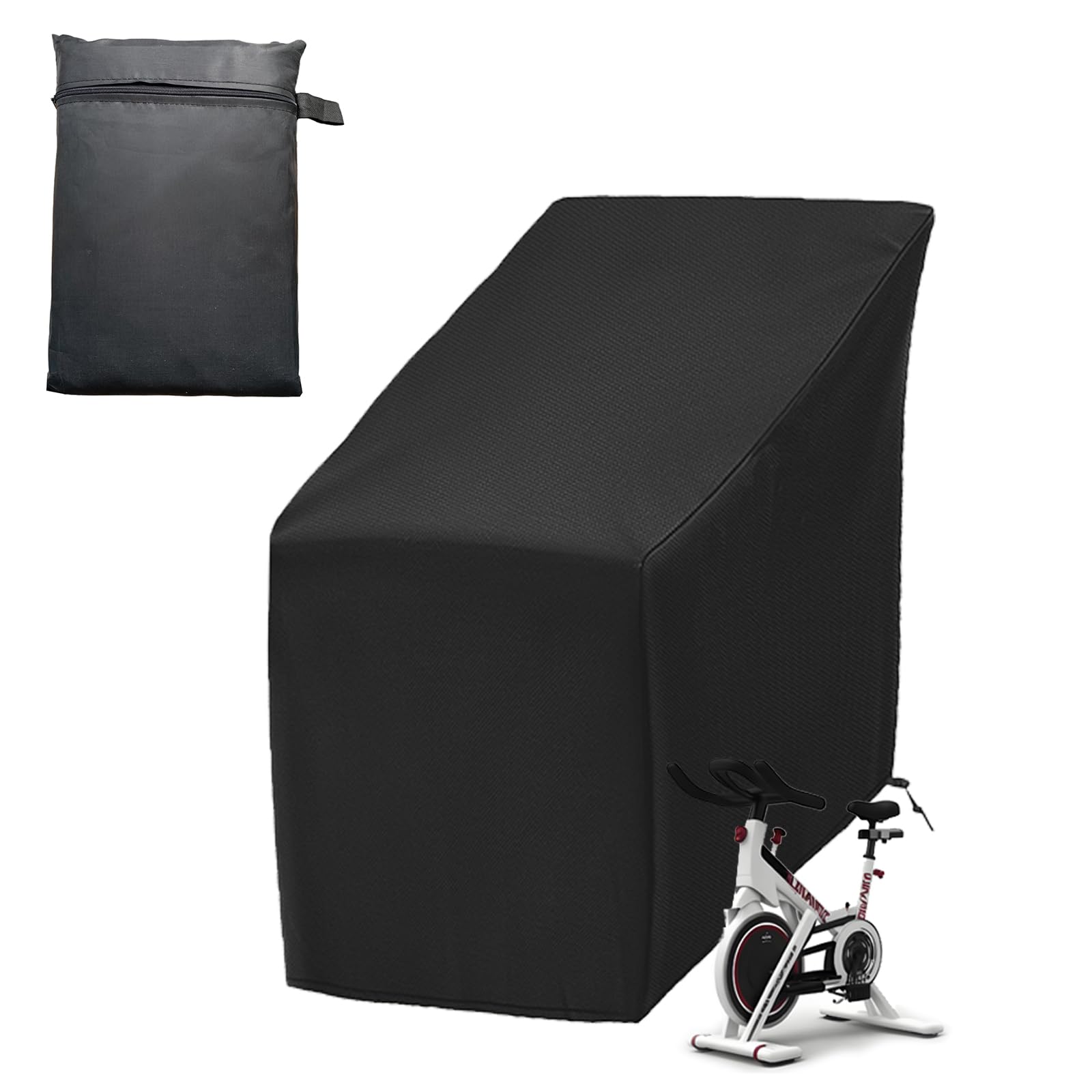 Amazon.com : Exercise Bike Cover, Upright Cycling Stationary Bike Cover ...