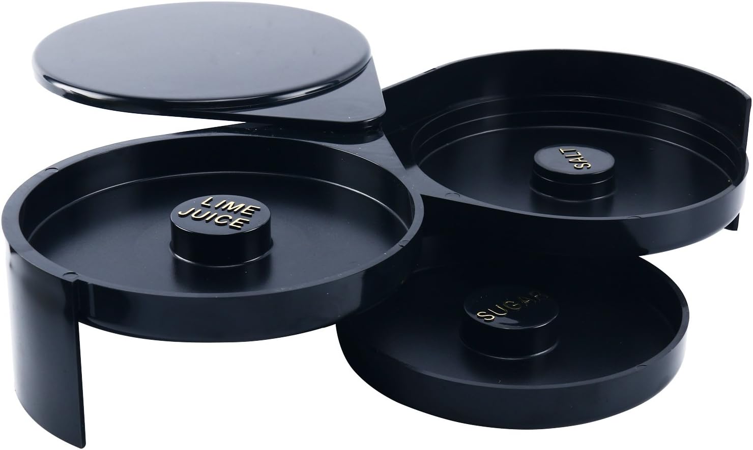 DasMarine Margarita Salt Rimmer Bar Quality Rimmer 3-Tier Rotating ...