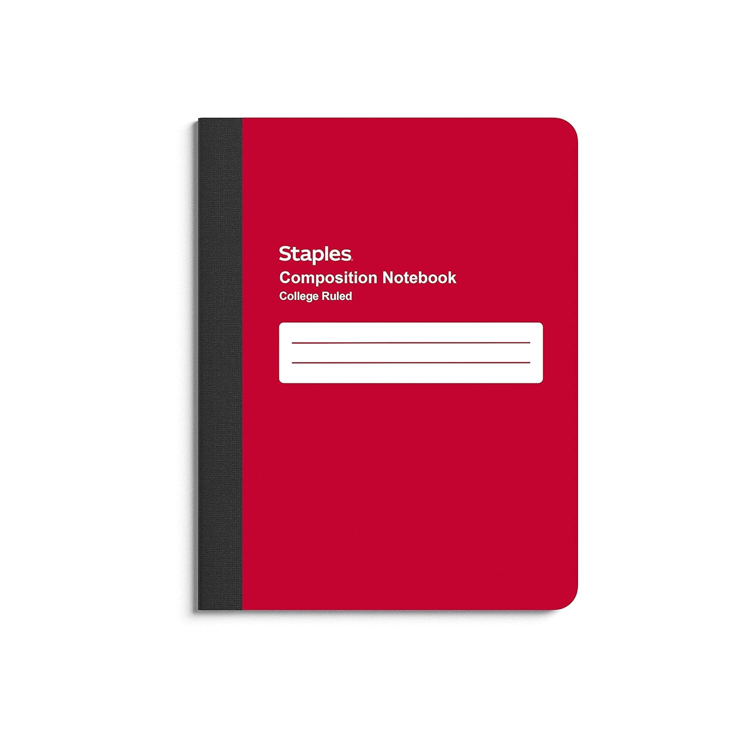 STAPLES Composition Notebook, 7.5-inch x 9.75-inch, College Ruled, 80 ...