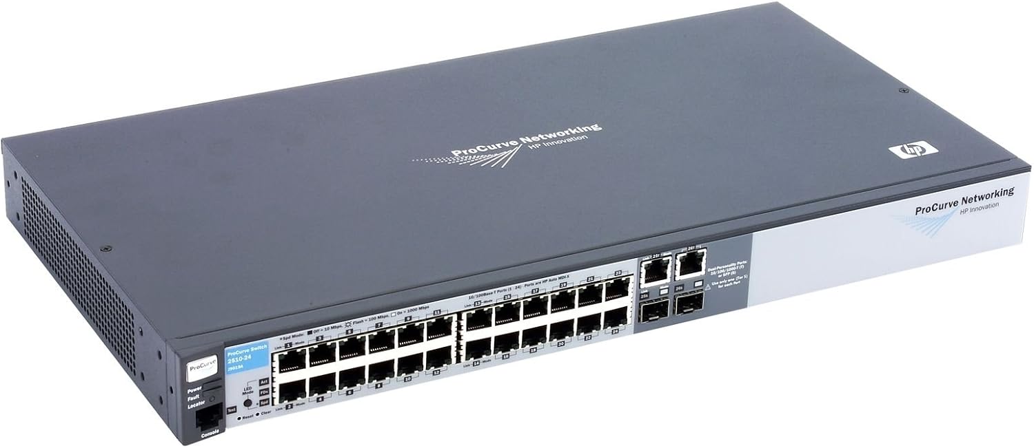 Amazon.com: HP J9019B E2510-24 Switch - switch - 24 ports - managed ...