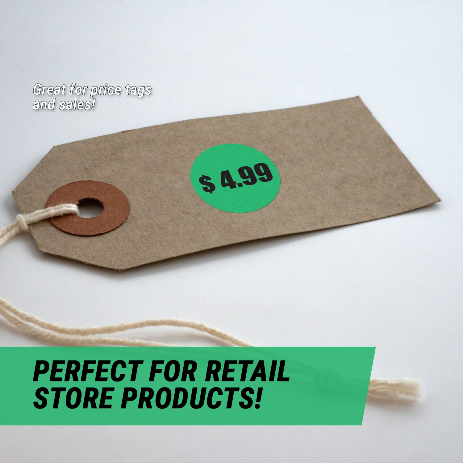 Snapklik.com : 4.99 Preprinted Price Stickers - 1.5 Inch Circle Round ...
