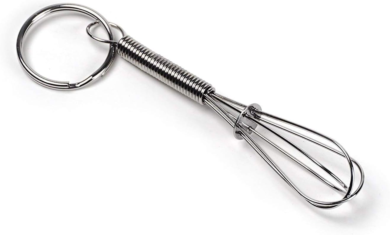 Amazon.com: Endurance Stainless Steel Key Chain Whisk: Mini Whisk ...