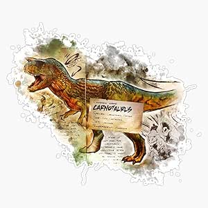 Amazon.com: Carnotaurus Sticker Decal Size 5" : Toys & Games