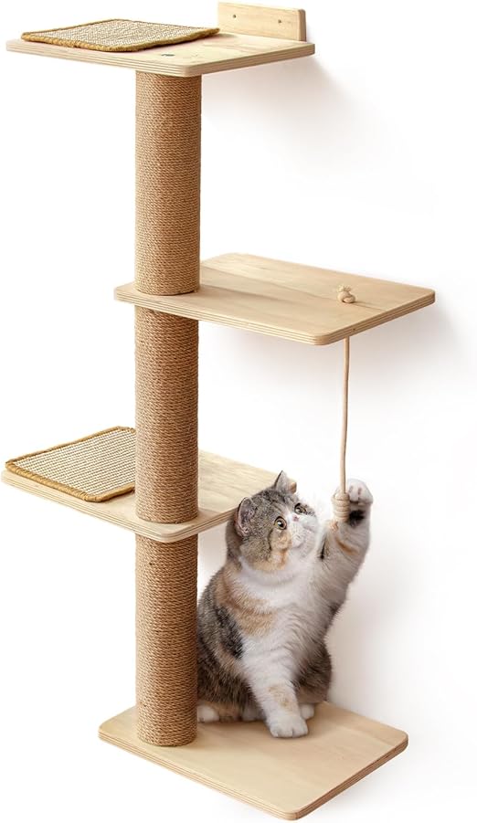 Amazon.com : Yehnna Cat Scratching Activity Tree Cat Climbing Tall ...