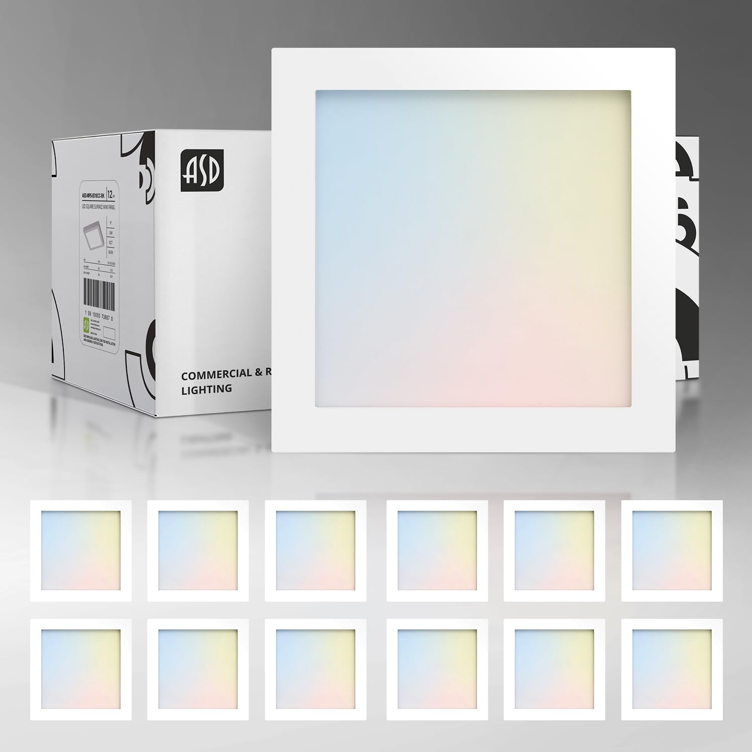 Amazon.com: ASD 12 Pack 9 Inch Square LED Flush Mount Ceiling Light ...